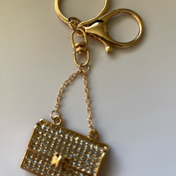 Accessories | Nwt Mini Sparkle Purse Key Chain Bag Charm | Poshmark